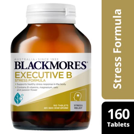 Buy Blackmores Executive B Stress Formula 160 Tablets at Cincotta