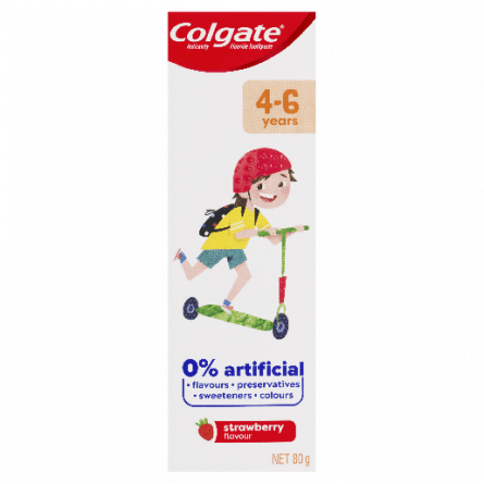 Buy Colgate Toothpaste Kids Strawberry 4-6 Years 80g at Cincotta