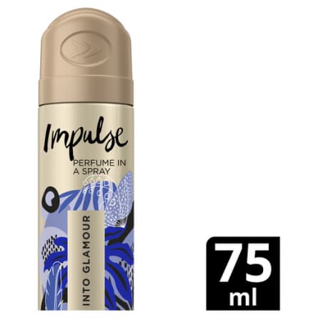 Buy Impulse Body Spray Aerosol Deodorant Into Glamour 75mL at Cincotta