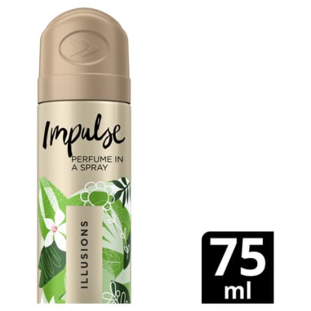 Buy Impulse Body Spray Aerosol Deodorant Illusions 75mL at Cincotta