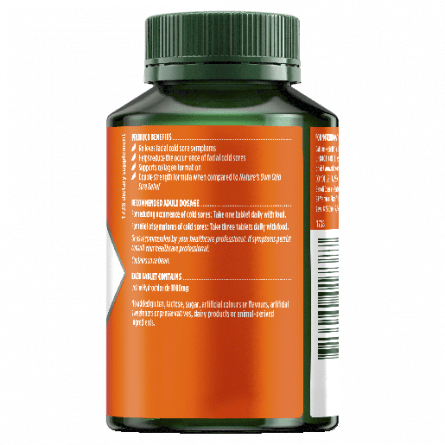 Buy Natures Own Cold Sore Double Strength Relief Tablets 100 at Cincotta