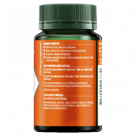 Buy Natures Own Cold Sore Double Strength Relief Tablets 50 at Cincotta