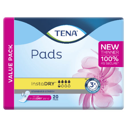 Buy TENA Pads Extra Long Length 20 pack online at Cincotta