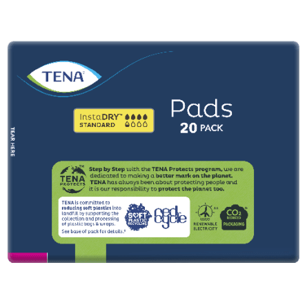 Buy TENA Pads Extra Long Length 20 pack online at Cincotta