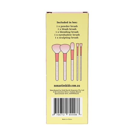 No Nasties Kids Twinkle Sprinkle Makeup Brush Set