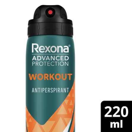 Buy Rexona Men Antiperspirant Advanced Workout 220mL at Cincotta