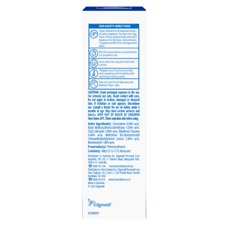 Buy Banana Boat Face S/screen Fluid Ultra Light Tube SPF50+ 50mL online ...