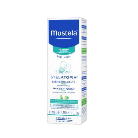 Buy Mustela Bebe Stelatopia Emollient Face Cream 40mL online at ...