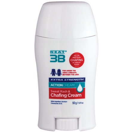 Buy Neat 3B Action Cream Extra Strength Sweat Rash Chafing 50g online ...