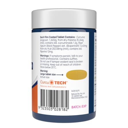 Buy Bioglan Curcumin Double Strength Tablets 70 online at Cincotta ...