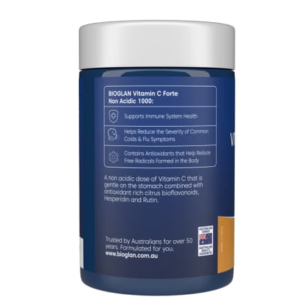 Buy Bioglan Vitamin C Forte Tablets 150 online at Cincotta Discount Chemist