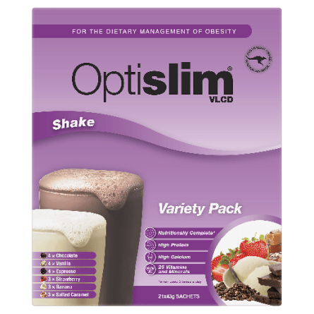 Buy Optislim VLCD Shake Variety 21 x 43g online at Cincotta Discount ...
