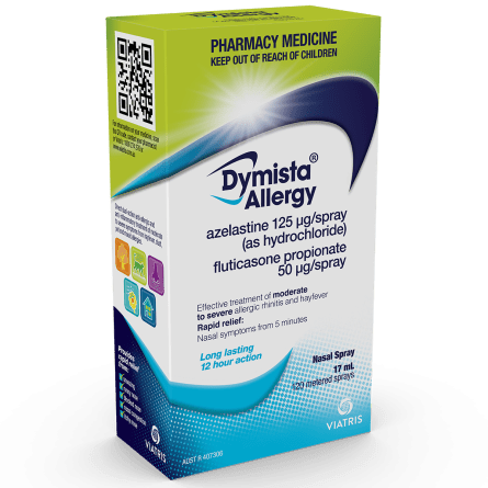 Buy Dymista Allergy Nasal Spray 120 Dose 17mL online at Cincotta ...