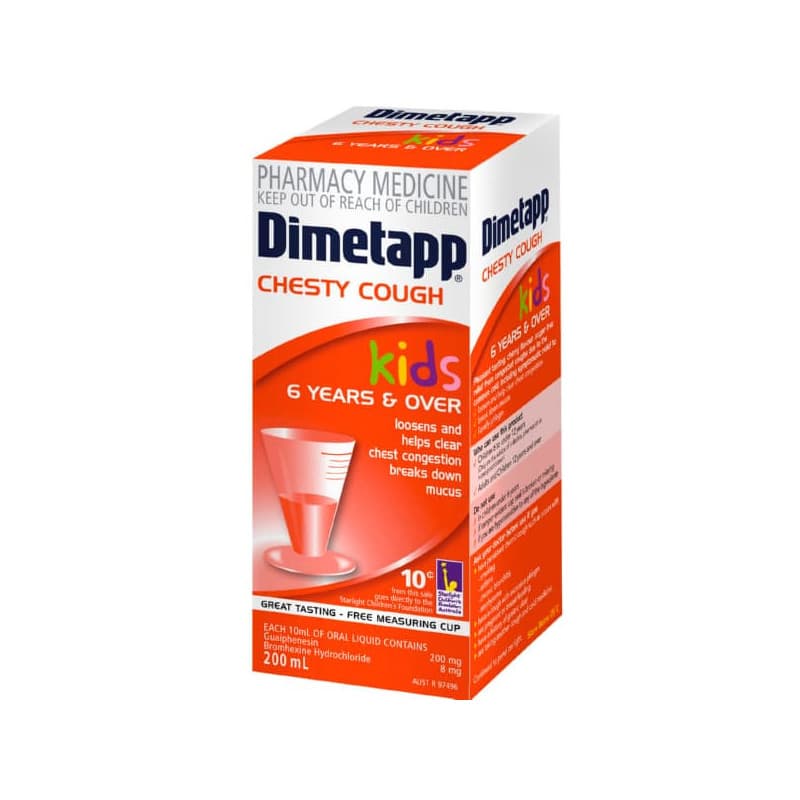 Buy Dimetapp Elixir 200mL online at Cincotta Discount Chemist