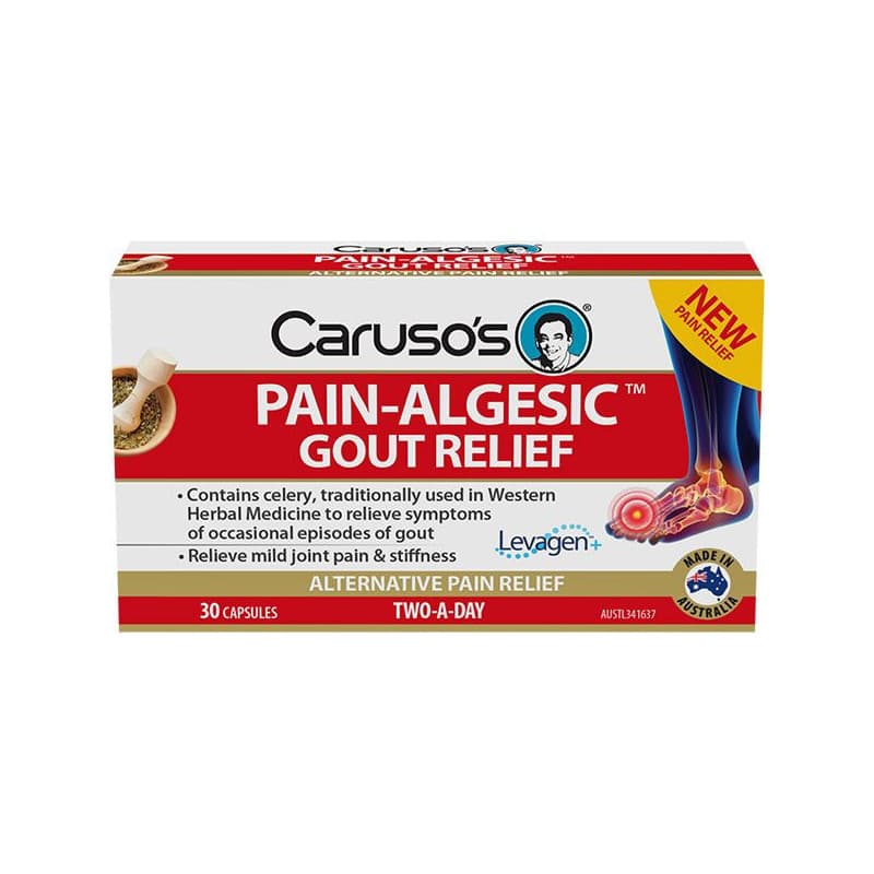 Buy Carusos Pain Algesic for Joints Capsules 40 online at Cincotta
