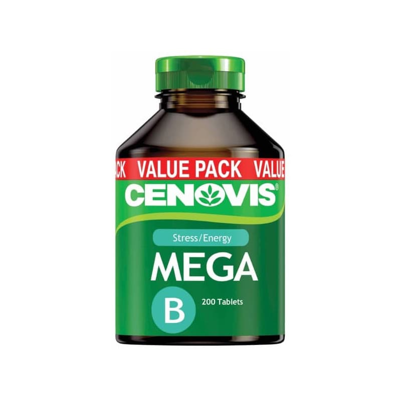 Buy Cenovis Mega B Tablets 200 online at Cincotta Discount Chemist