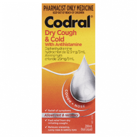 Buy Codral Mucus Cough Forte Strength 200mL online at Cincotta