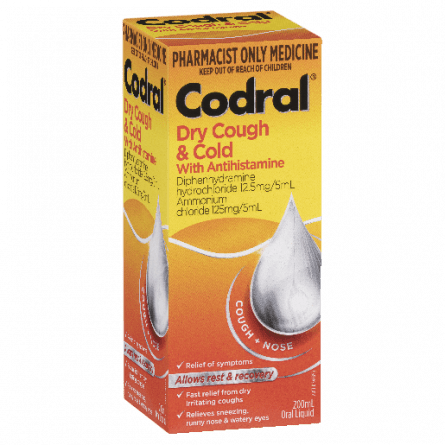 Buy Codral Mucus Cough Forte Strength 200mL online at Cincotta