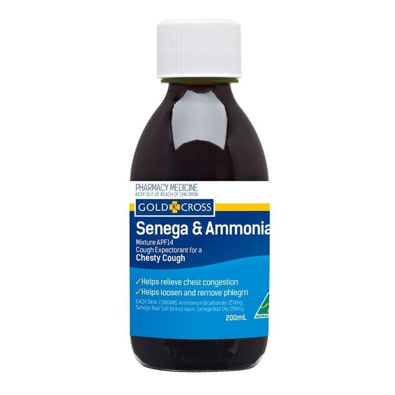 Buy Gold Cross Senega and Ammonia 200mL online at Cincotta