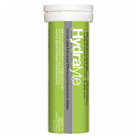 Buy Hydralyte Electrolyte Powder Colourfree Lemonade 10 pack at Cincotta