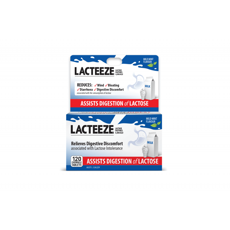 Buy Lacteeze Tablets 120 online at Cincotta Discount Chemist