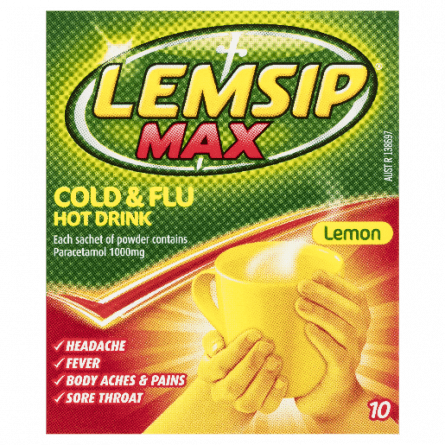 Buy Lemsip Max Strength Sachet 10 online at Cincotta Discount Chemist